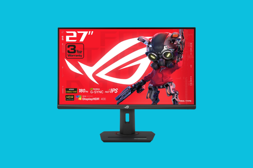 Asus ROG Strix 27-Inch QHD Gaming Monitor – 180Hz Refresh Rate and 1ms ...